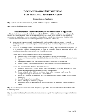 Identify at least five types of paper documentation ... Doc Template ...