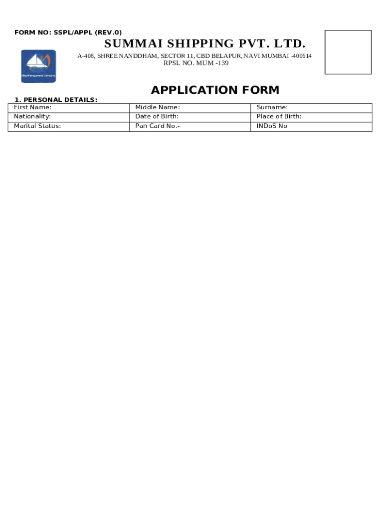 Management Services By Summai Shipping Doc Template | pdfFiller