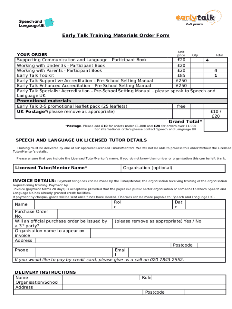 Teacher Talk Training Series for Early Childhood ... Doc Template ...