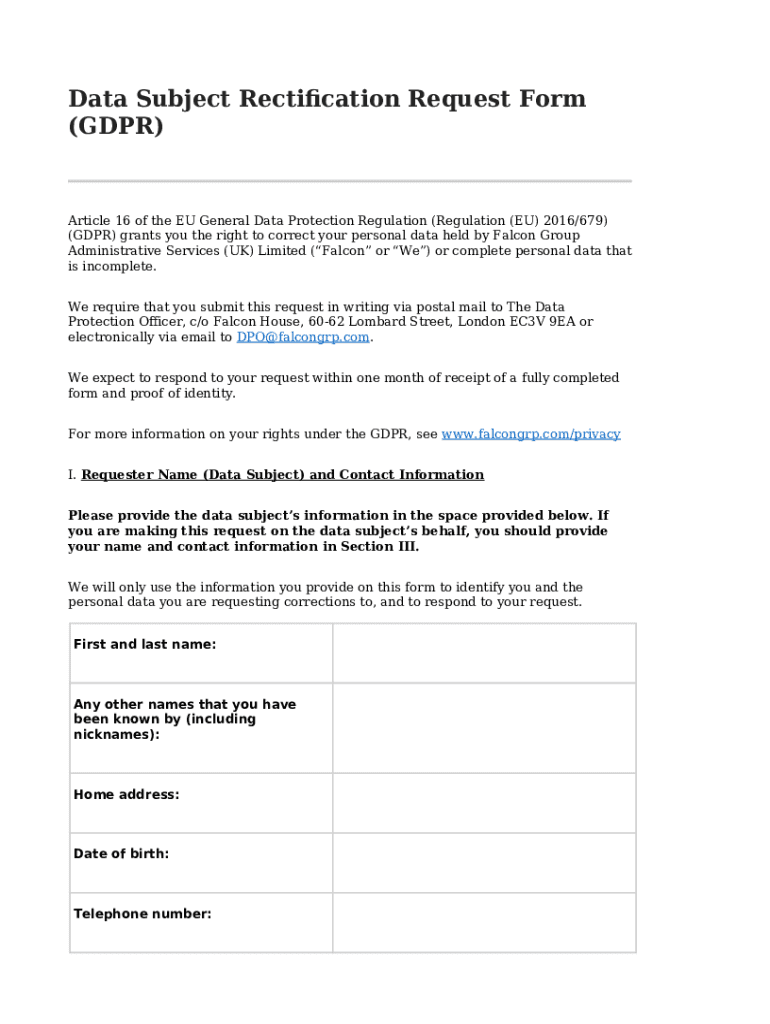 The European General Data Protection Regulation (GDPR) Doc Template ...