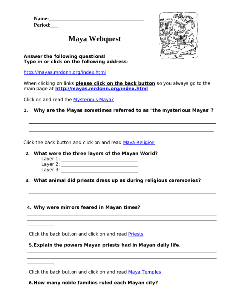 The Maya Indians for Kids and Teachers - The ... - Mr. Donn Doc ...