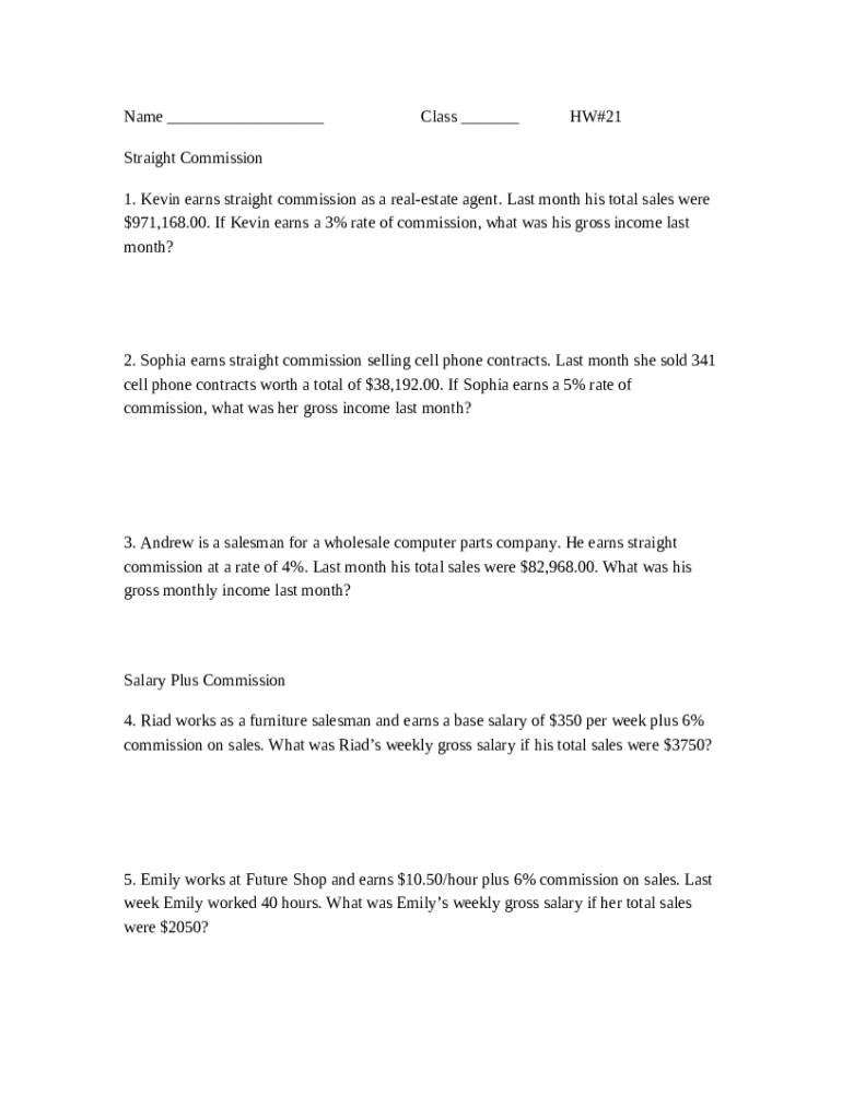 hw21-commission.docx Doc Template | pdfFiller