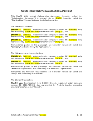 Samenwerkingsovereenkomst ICON - template EN.docx Doc Template | pdfFiller