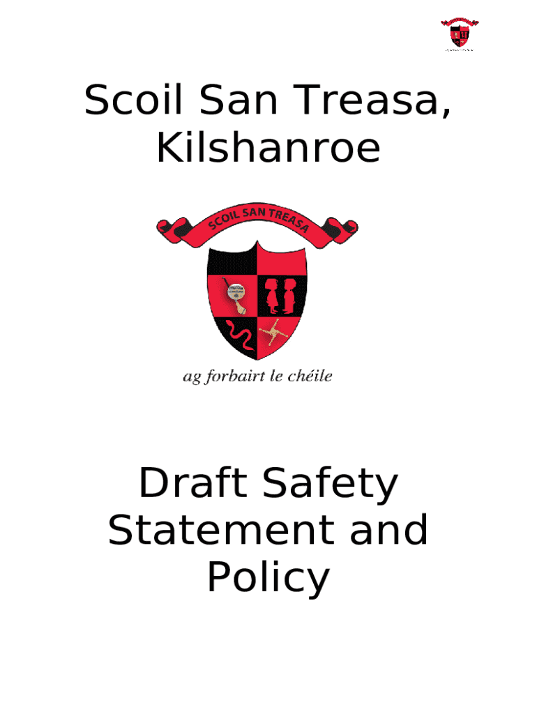 General Health & Safety Policy Statement Doc Template | pdfFiller