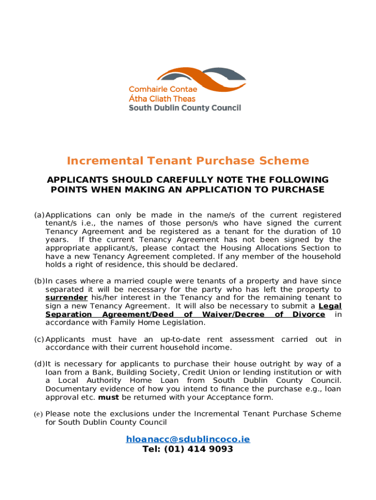 incremental-tenant-purchase-scheme-application-. ... Doc Template | pdfFiller