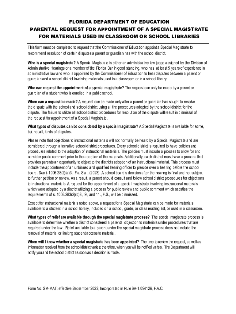 Fillable Online info fldoe State Board of Education approves rules for ...