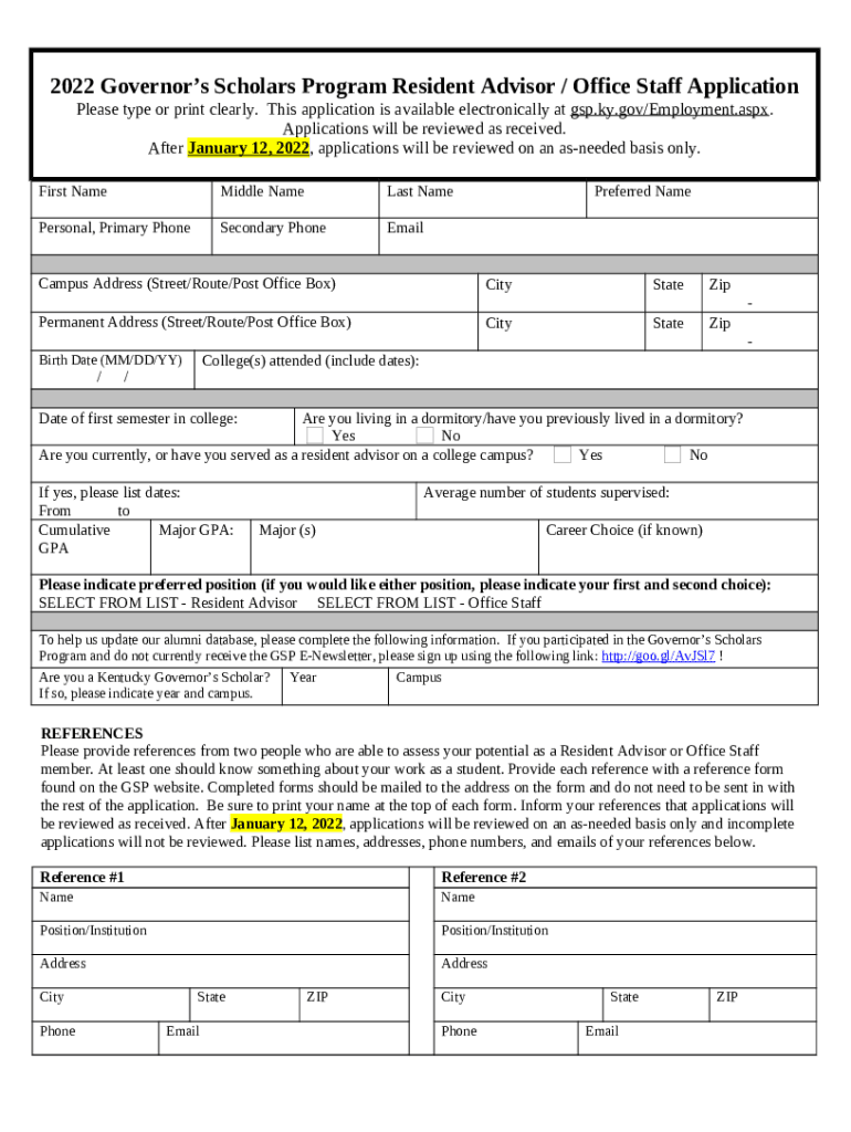 2023-2024 Applications and s Doc Template | pdfFiller