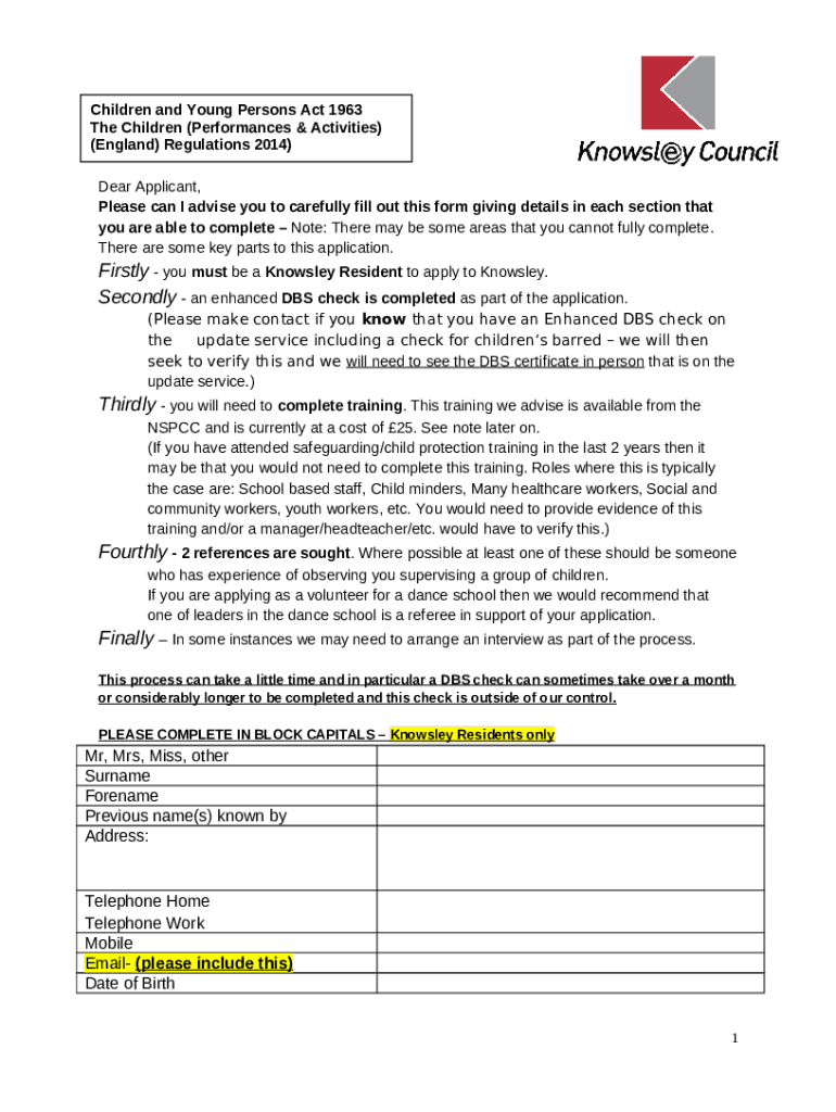 Chaperone application (Word) Doc Template | pdfFiller