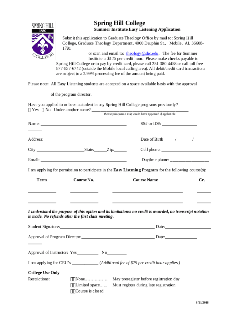 Easy-Listening-Application-for-Summer-Institute. ... Doc Template ...