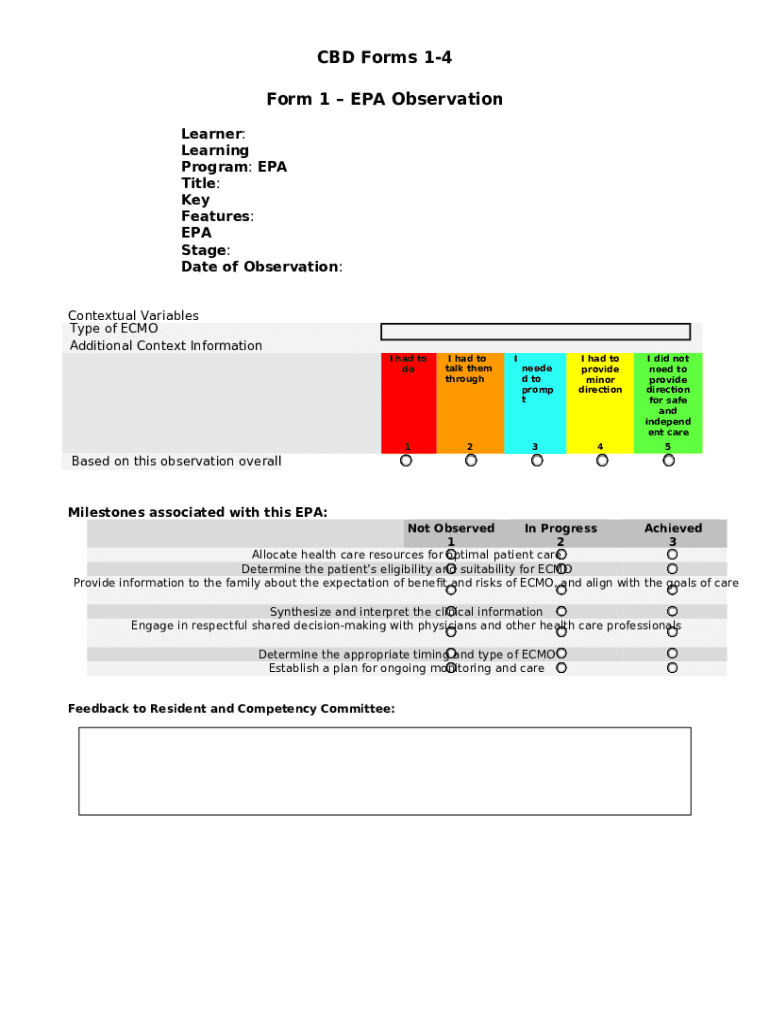 1 - EPA Observation - Learner: Ray, James Doc Template | pdfFiller