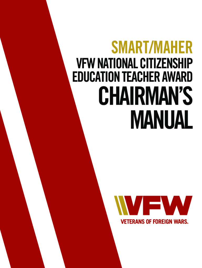 Fillable Online Smart-Maher National Citizenship Teachers Award Guide ...