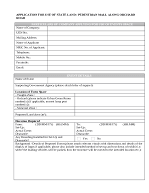 STB NRTOL application for other events - Studylib Doc Template | pdfFiller