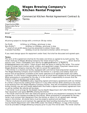 Lease Kitchen Space: Tips on Finding The Perfect Place Doc Template ...