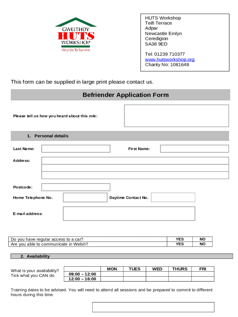 Sample Volunteer Agreement - Community First Doc Template | pdfFiller