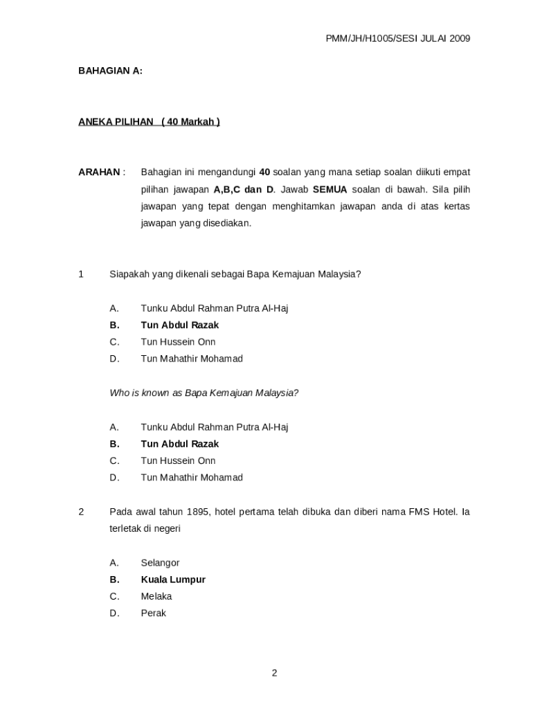 kertas objektif omr 70 soalan Omr sheet 200 questions pdf ... Doc ...