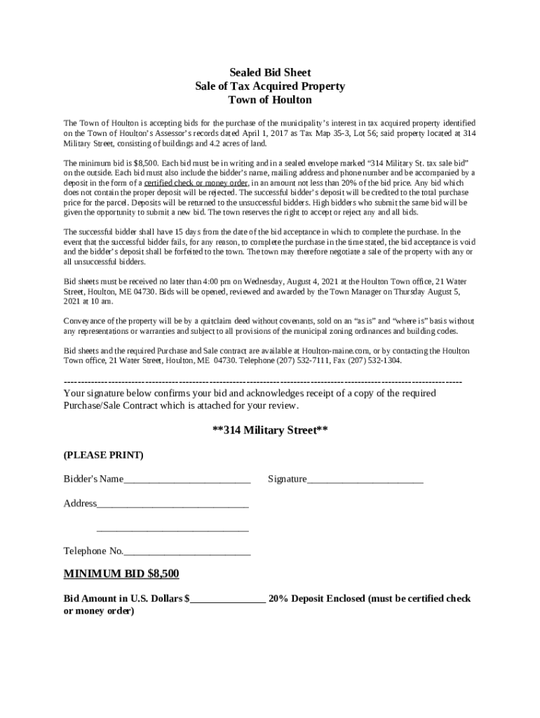 314 Military Street Doc Template | pdfFiller