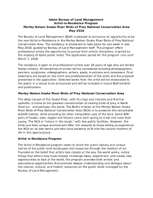 Morley Nelson Snake River Birds of Prey Conservation Area Doc Template ...