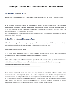 HKJOT -- Copyright Transfer Agreement Doc Template | pdfFiller