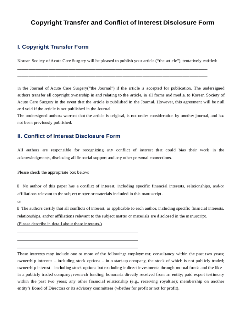 HKJOT -- Copyright Transfer Agreement Doc Template | pdfFiller