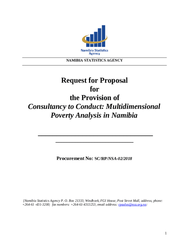 Namibia launches national MPI to guide poverty reduction Doc Template ...