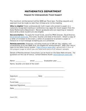 Travel Support - KU Math Department - The University of Kansas - math ...