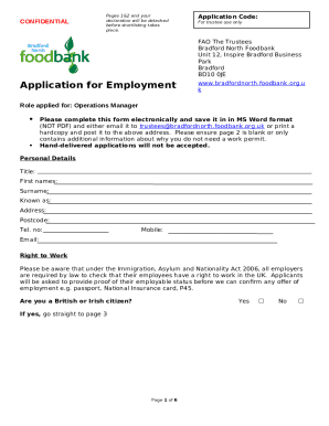 How to Create a Simple Job Application in Word Doc Template | pdfFiller