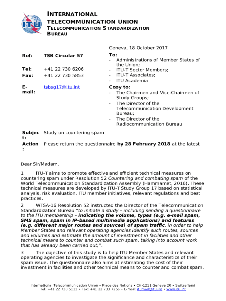 TSB Circular 57 Doc Template | pdfFiller