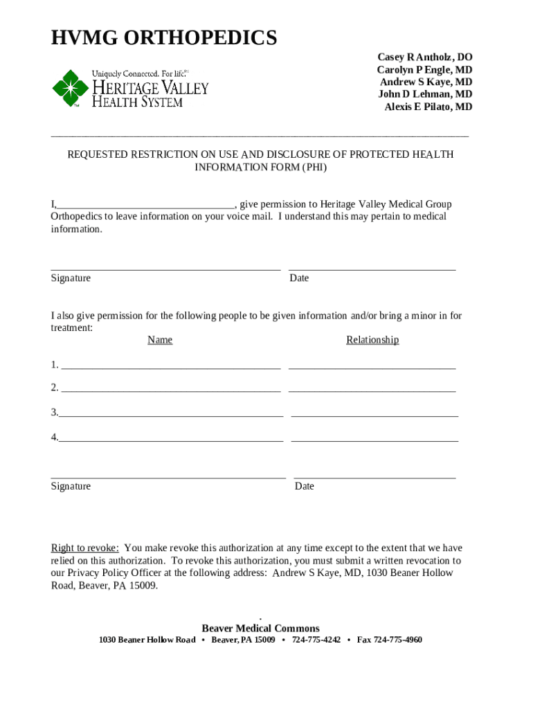 HVMG-SPC-Authorization-for-Release-of-Medical-Records ... Doc Template ...