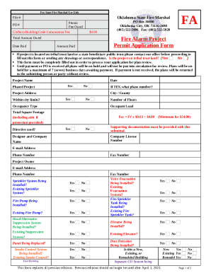 Fire Alarm Plans Processing Checklist - Oklahoma.gov Doc Template ...