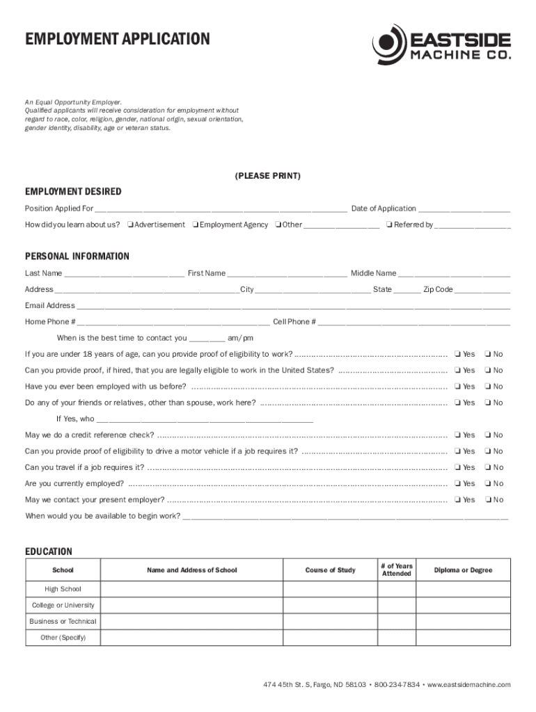 Fillable Online Qualified applicants will receive consideration for ...