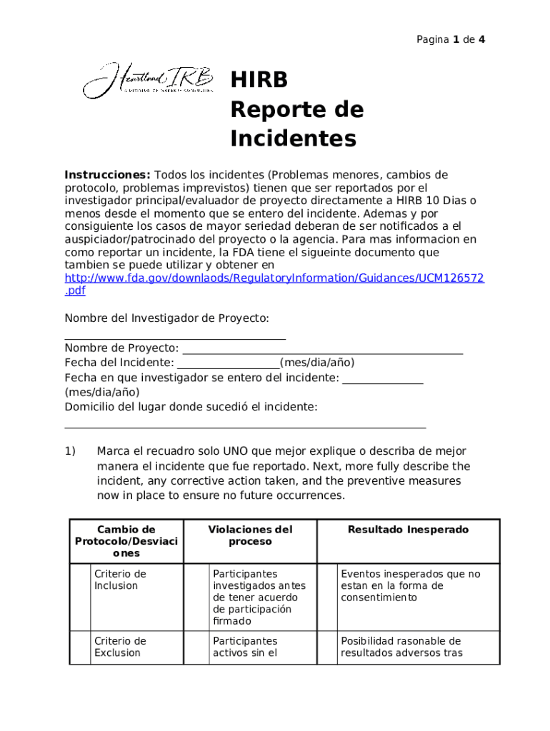 IRB (Institutional Review Boards): Heartland IRB Procedures Doc ...