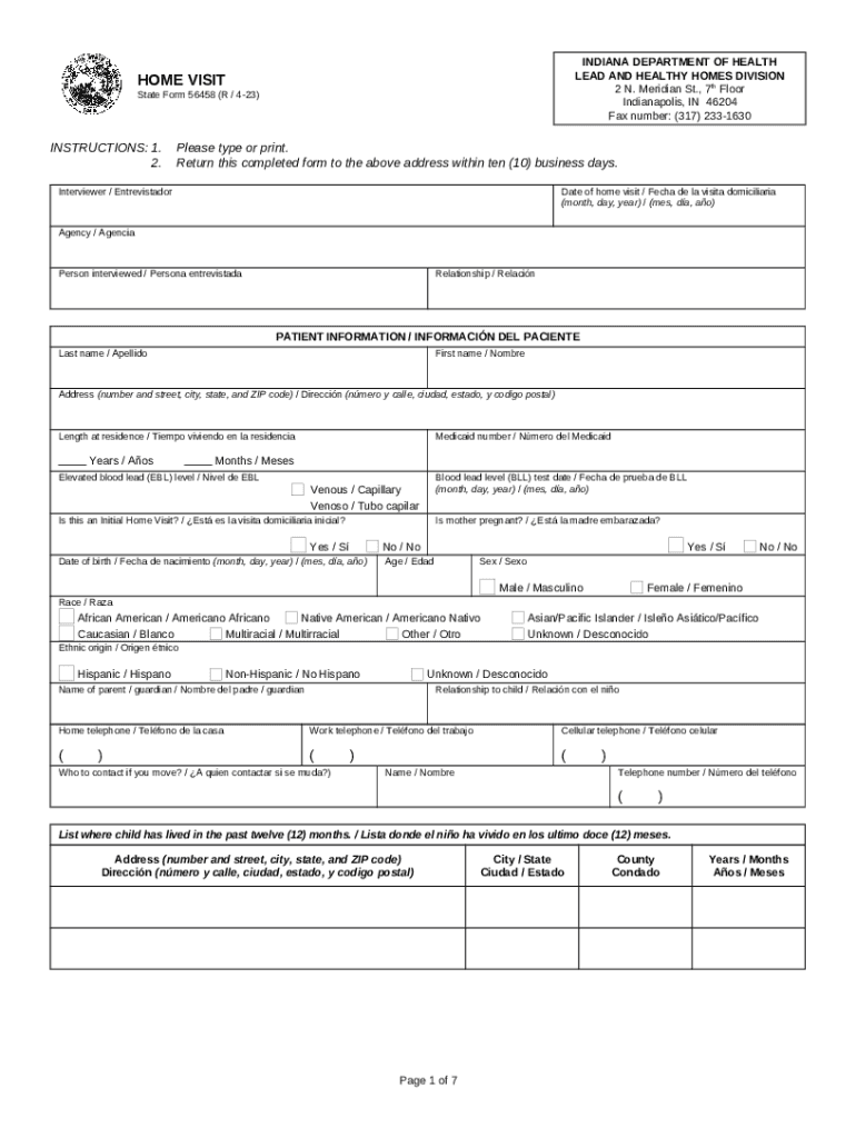 Lead - State Programs - Indiana Doc Template | pdfFiller