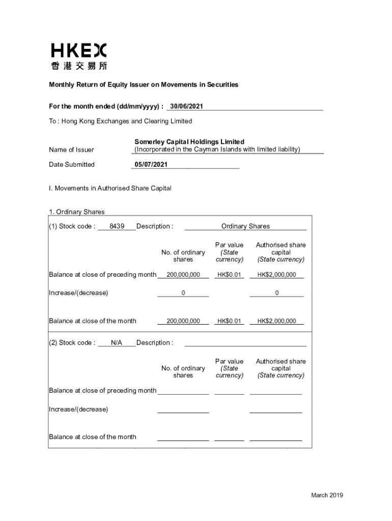 Fillable Online For the month ended (dd/mm/yyyy) : 30/06/2021 Fax Email ...