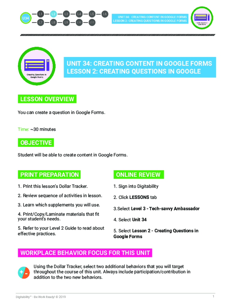 Fillable Online Lesson Plan Hack with Google Forms to Google Docs Fax ...