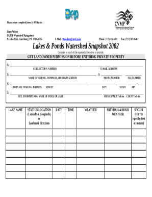 State Water Plan - Pennsylvania DEP - PA.Gov Doc Template | pdfFiller