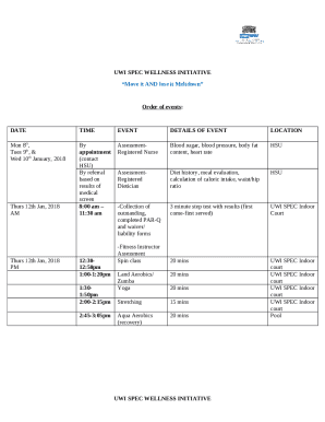 Campus Events Calendar - UWI St. Augustine - sta uwi Doc Template ...
