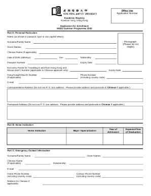 HKBU Academic Registry - intl hkbu edu Doc Template | pdfFiller
