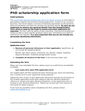 centre-for-water-cultures-supplementary-application-- ... Doc Template ...