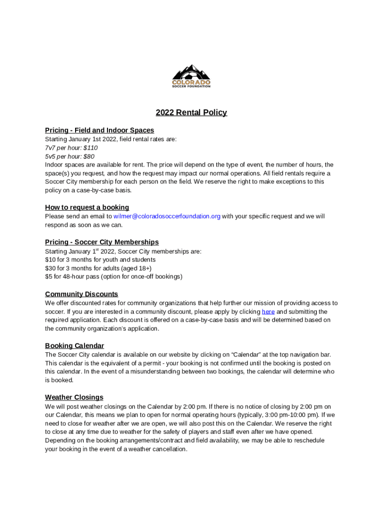 Facility RentalsPE and Rec - University of Oregon Doc Template | pdfFiller