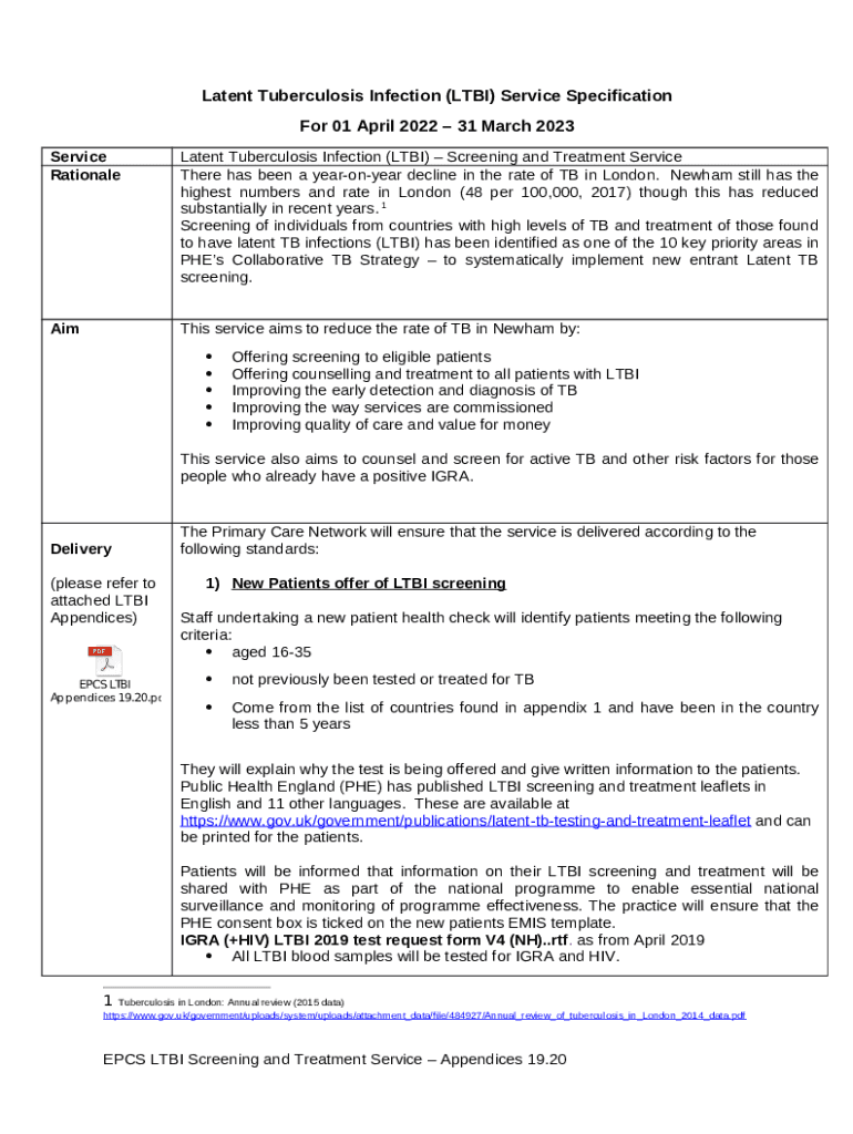 Tuberculosis - Virginia Department of Health Doc Template | pdfFiller