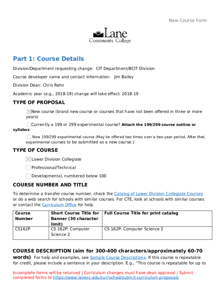 Division/Department requesting change:CIT Department/BCIT Division Doc ...