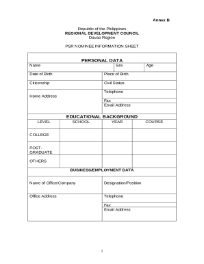 RDC XIDavao City Doc Template | pdfFiller