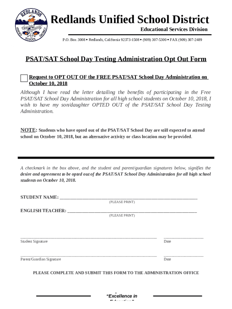 Search for Public School Districts - District Detail for Redlands ... Doc Template | pdfFiller