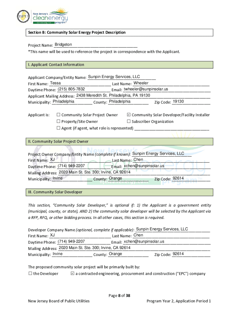 Fillable Online Renewable energy project approval and permit ...