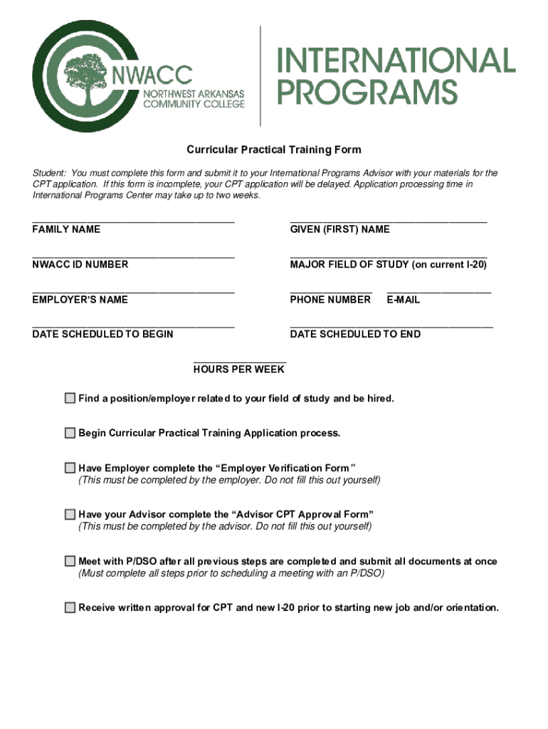 Fillable Online cpt-application-form.docx Fax Email Print - pdfFiller