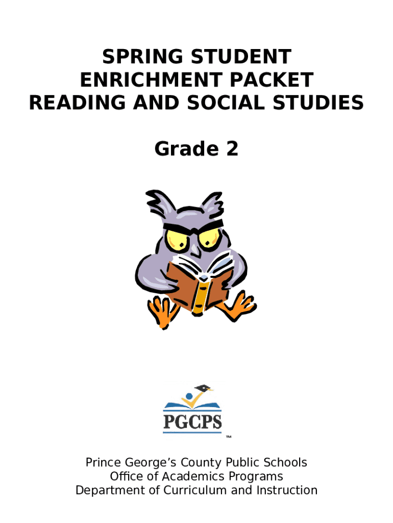 LSN Spring Student Enrichment Packet.pdf - Course Hero Doc Template ...