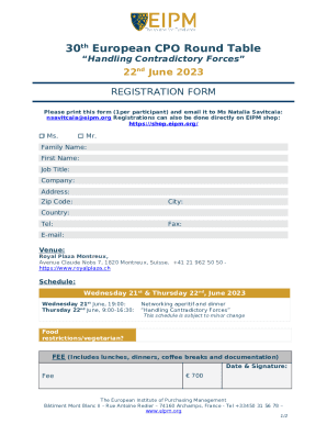 CPO Round Table Doc Template | pdfFiller