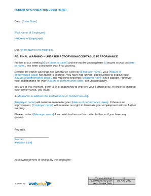 How to Terminate an Employee (With Sample Scripts) Doc Template | pdfFiller