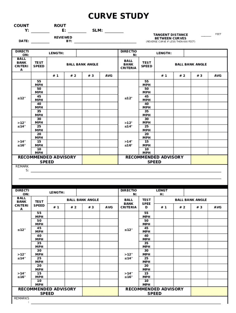 Curve Study Doc Template | pdfFiller