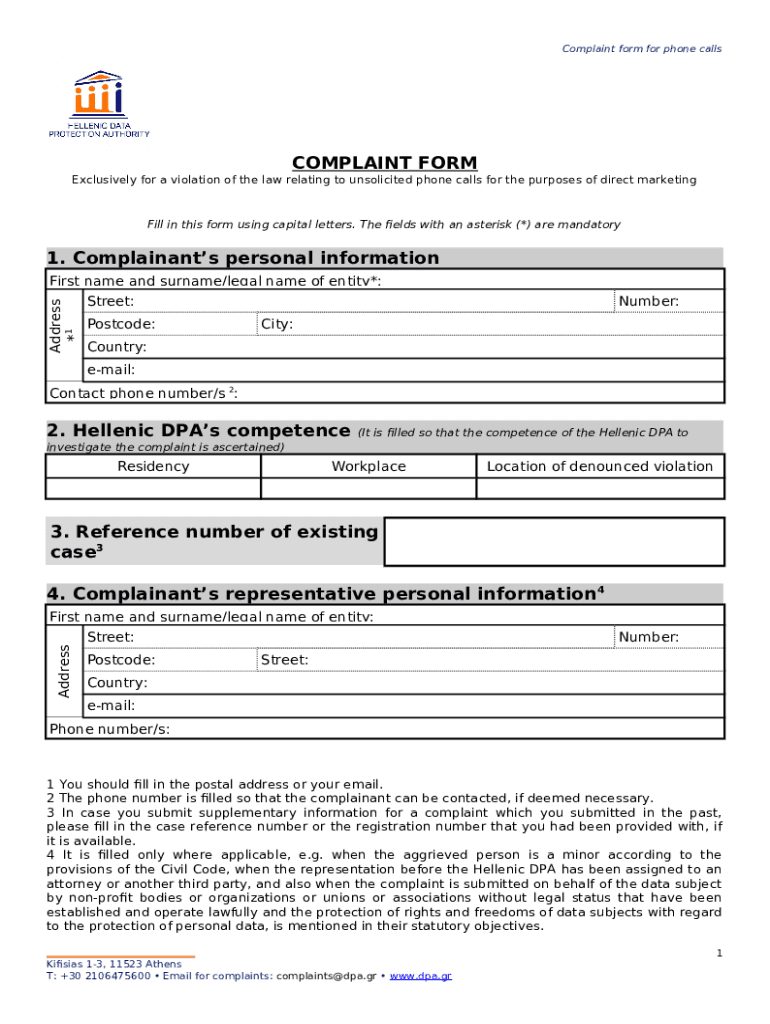 Complain about phone and text scams, robocalls, and ... Doc Template ...